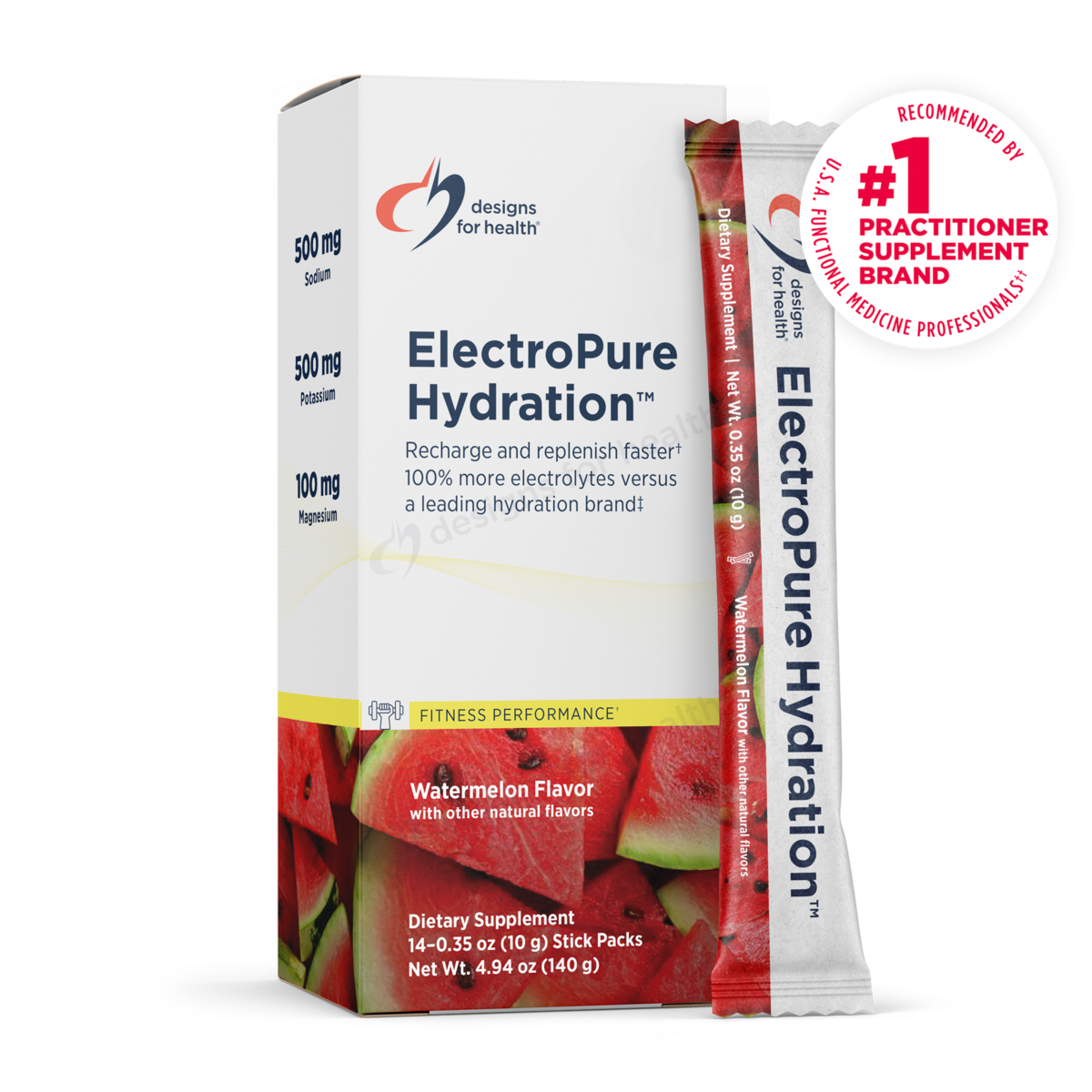 ElectroPure Hydration Watermelon Flavor by Designs for Health ...