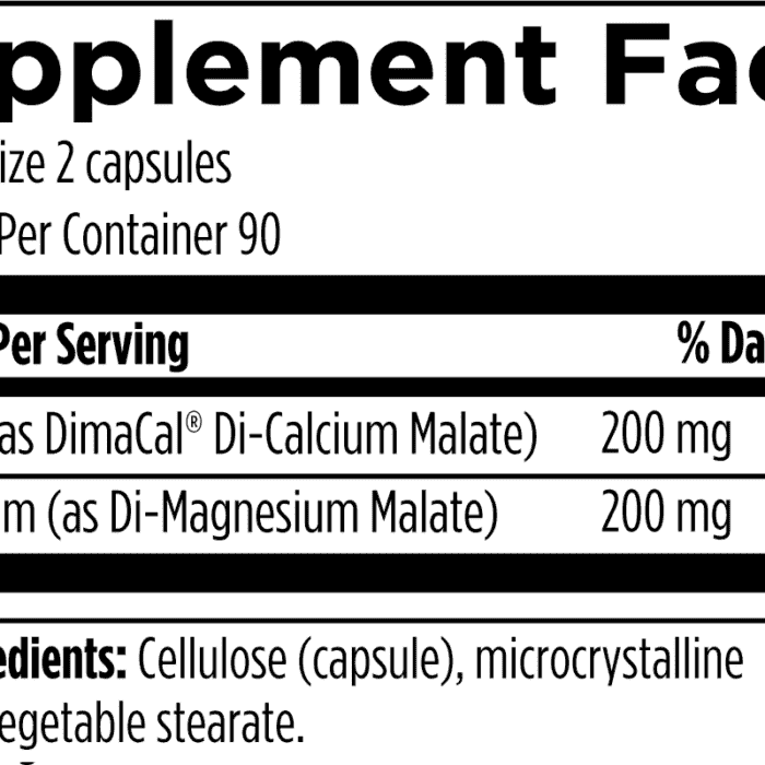 Cal/Mag 1:1 (Calcium/Magnesium) by Designs for Health - Cambiati ...